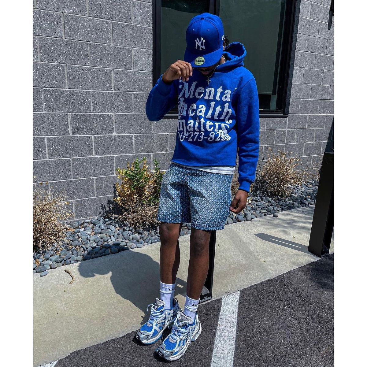 Mental Health Matters Hoodie - Blue – Euphoric