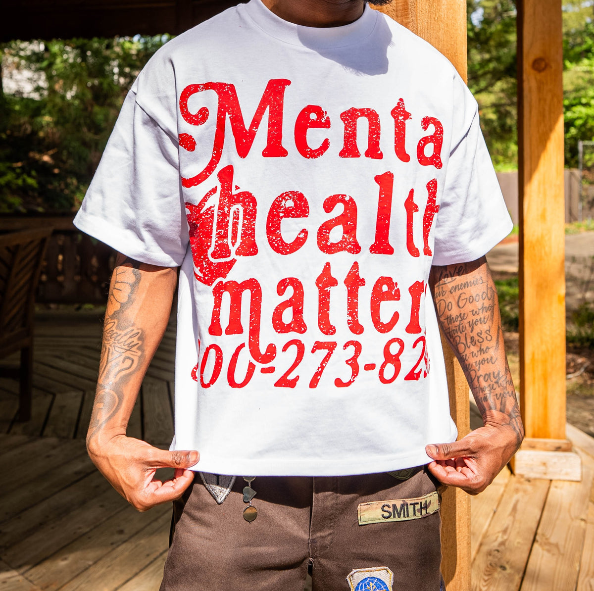 Mental Health Matters Tee - Red – Euphoric